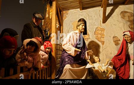 Christmas and other holy scene of the life of Jesus Christ and Virgin ...
