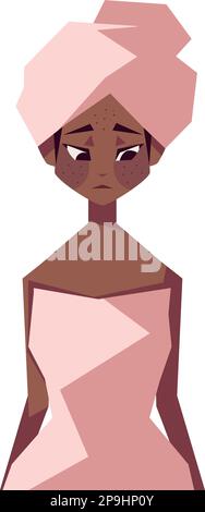 Greasy and oily skin isolated cartoon vector illustration. Oily skin ...