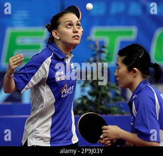 Italy's Nikoleta Stefanova, left, and Wenling Tan Monfardini seen in ...