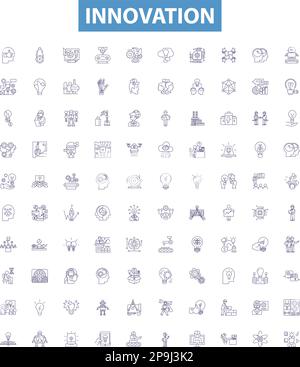 Creative thinking icons set with breakthrough symbols isometric ...