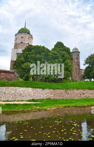 Medieval russian Vyborg Castle State Museum, Swedish-built medieval ...