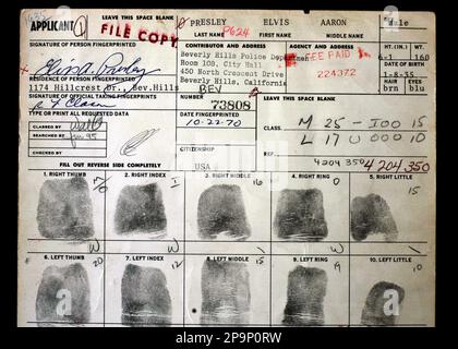 Elvis Presley's Concealed Weapon application which has Elvis's ...