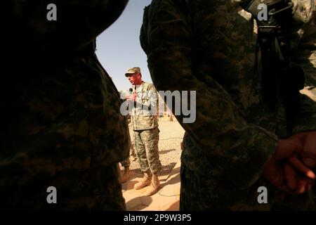 2nd Stryker Cavalry Regiment commander, Col. John RisCassi, makes a ...