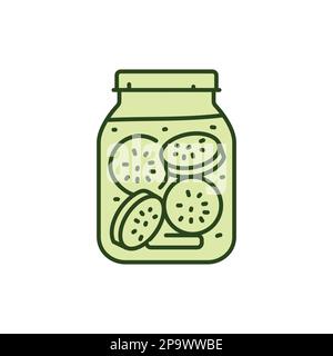 Chopped eggplant color line icon. Natural vegetable Stock Vector Image ...