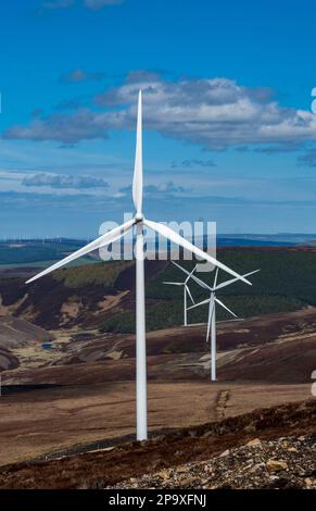 Windfarms in the UK Dorenell Windfarm Stock Photo - Alamy