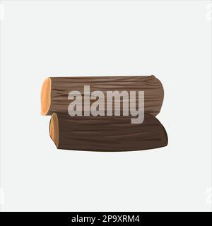 tree wood vector art on white Stock Vector Image & Art - Alamy