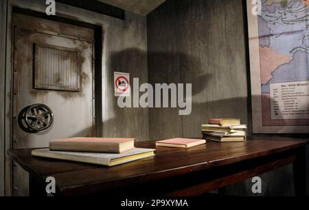 A wax figure of former German dictator Adolf Hitler is displayed, at ...