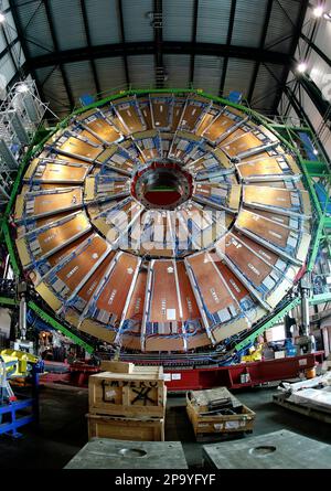CMS detector of Large Hadron Collider at CERN Stock Photo - Alamy