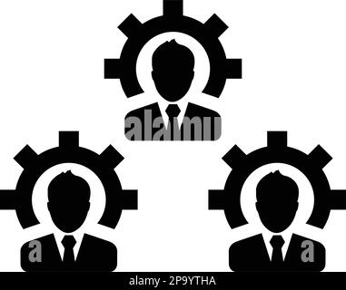 Employee Management icon. Flat style vector EPS use in infographics,web ...