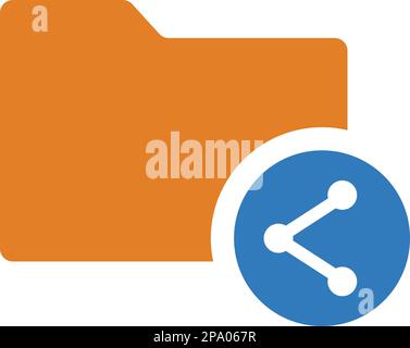 Files Sharing icon.. Flat style vector EPS use in infographics,web ...