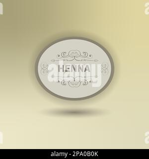 HENNA TEXT LABEL, HENNA STICKER, MEHNDI STICKER, MEHNDI LABEL Stock ...