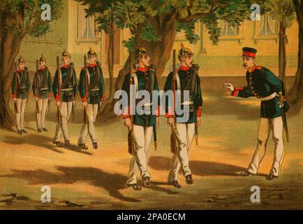 Europa, Deutschland, Thüringen, 2. Thüringisches Infanterie-Regiment No ...