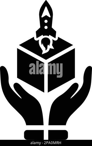 New, product launch icon. Flat style vector EPS use in infographics,web ...