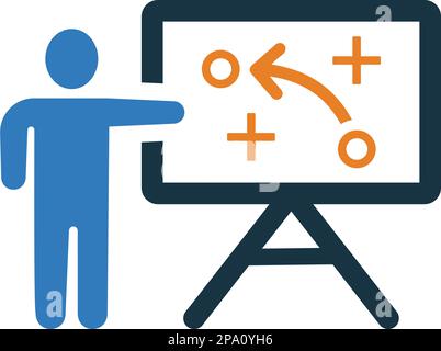 Presenting Tactics icon. Fully editable vector EPS use for printed ...