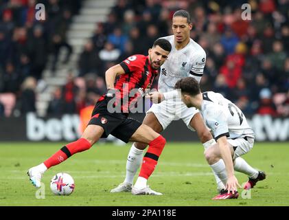 Liverpool's Diogo Jota (left) and Virgil van Dijk during a training ...