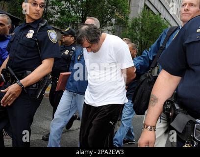 Suspected Colombo crime family mobster Joseph DiGorga is led by FBI ...