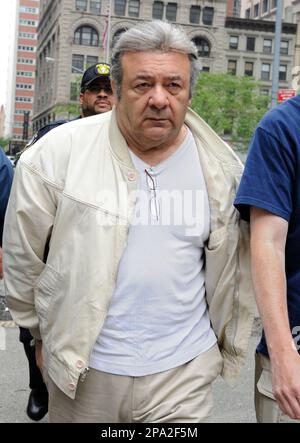 Suspected Colombo crime family mobster Joseph DiGorga is led by FBI ...