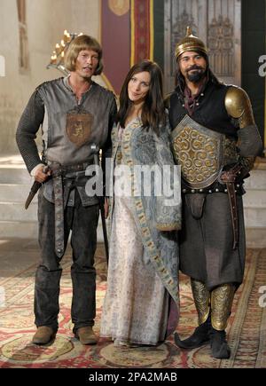 Die Schauspieler Til Schweiger (Ritter Lanze) und Julia Dietze ...