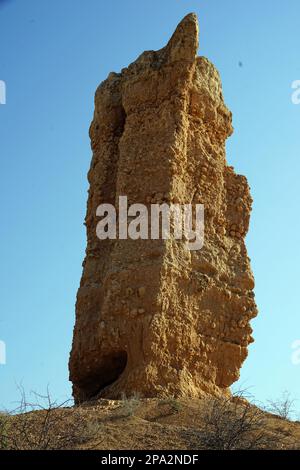 Finger Cliff, Ugab Valley, Ugab Terraces, Republi, Vingerklip, Rock ...