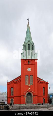 Tower of the Petri Parish church in Stavanger, Norway Stock Photo - Alamy