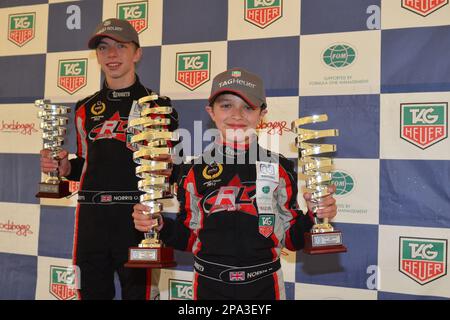 British racing driver Lando Norris who is currently competing in ...