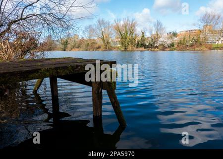 Lake UEA Norwich Stock Photo - Alamy