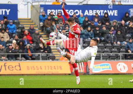 Swansea, Wales. 17 March 2023. Match Referee Neil Pratt during the ...