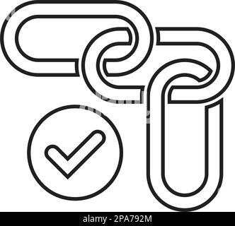Backlink Checker icon - Simple editable vector EPS file Stock Vector ...