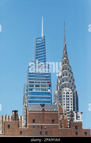 Chrysler Building shares the sky with new neighbor, One Vanderbilt ...