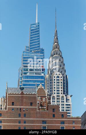 Chrysler Building shares the sky with new neighbor, One Vanderbilt ...