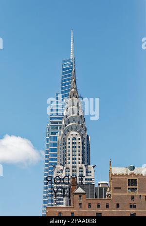 Chrysler Building shares the sky with new neighbor, One Vanderbilt ...