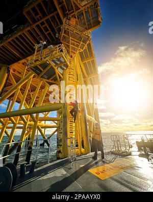 Seagreen, north sea, Offshore Substation Stock Photo - Alamy
