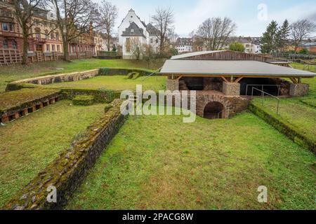 Barbara Baths - Roman Baths Complex Ruins - Trier, Germany Stock Photo ...