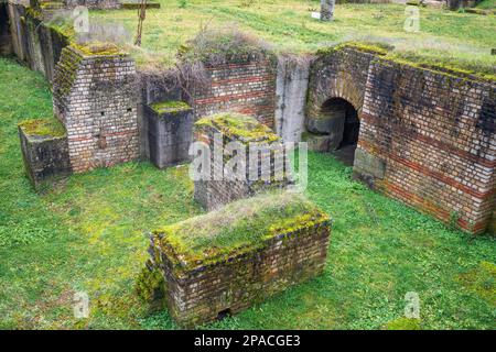 Barbara Baths - Roman Baths Complex Ruins - Trier, Germany Stock Photo ...