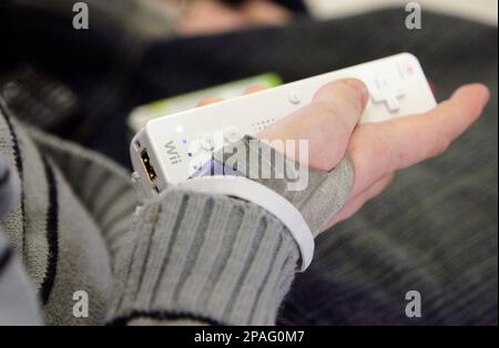 Broken video game controller on white background with clipping path ...