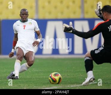 Moeneeb Josephs, goalkeeper of South Africa's national soccer team and ...