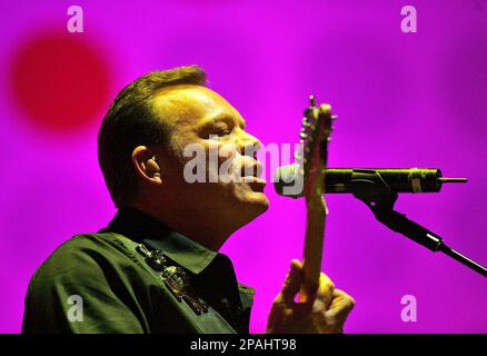 British reggae band UB40 performs for a sold out crowd at Heineken ...