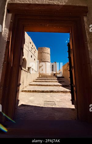 Inside the UNESCO World Heritage Bahla Fort, Bahla, Oman Stock Photo ...