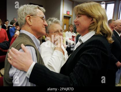 From left; Vermont Assistant Attorney General Elliot Burg, Susan Eppley ...