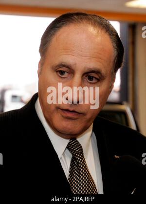 Dave Schembri, President smart USA, poses with a smart car Thursday ...