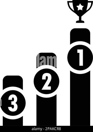 Ranking factor icon is isolated on white background. Use for graphic ...