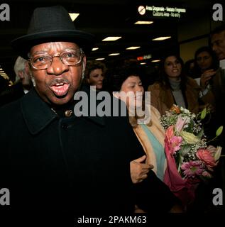 Excommunicated Roman Catholic archbishop Emmanuel Milingo and his wife ...