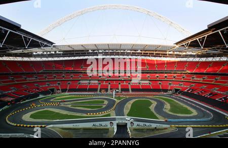 Motor Racing - Race of Champions - Wembley Stadium Stock Photo - Alamy
