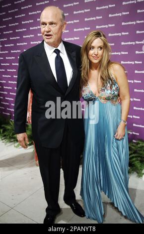 Actor Fred Thompson and his wife Jeri Thompson at a pre-election rally ...