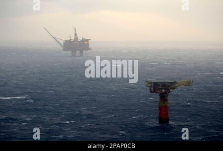 Oil tanker at a loading buoy Stock Photo - Alamy