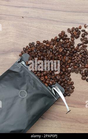 Detailed photo of coffee beans before being processed into a drink ...