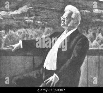 Bjornson Bjornstjerne. Photo from 1910 Stock Photo - Alamy