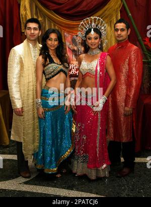 Bollywood actors from left Wayne Perrey, Anousha Dandekar, Shilpa ...