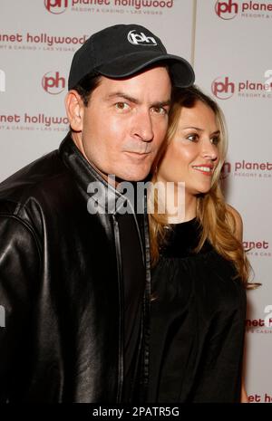 Charlie Sheen and Brooke Sheen Grand opening celebration for Yellowtail ...