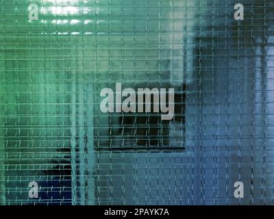 Safety wired glass texture background Stock Photo - Alamy